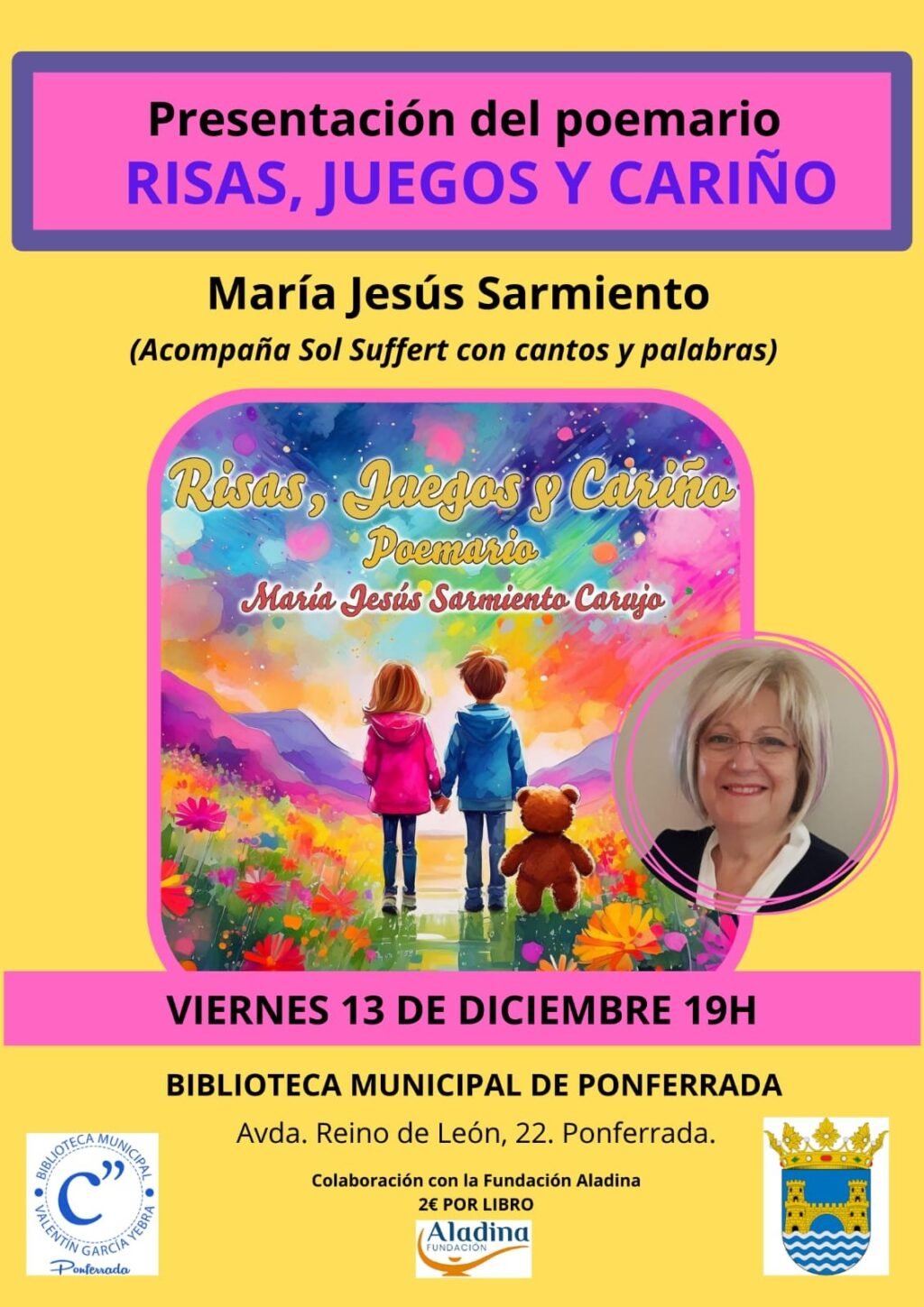 Presentación del nuevo poemario infantil de María Jesús Sarmiento el ...